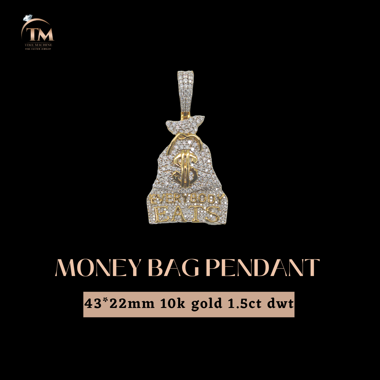 Money Bag Pendant – Time Machine Kiosk